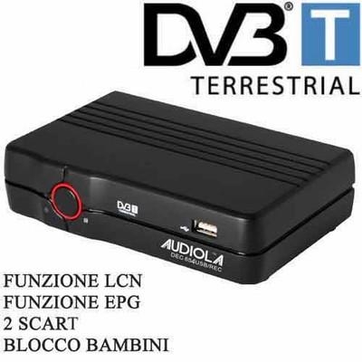 DEC-654 USB REC - DECODER DIGITALE TERRESTRE DVB-T CON INGRESSO USB ...